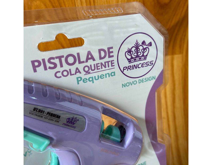 Pistola de Cola Quente Pequena Princess | CHAMMA FESTA