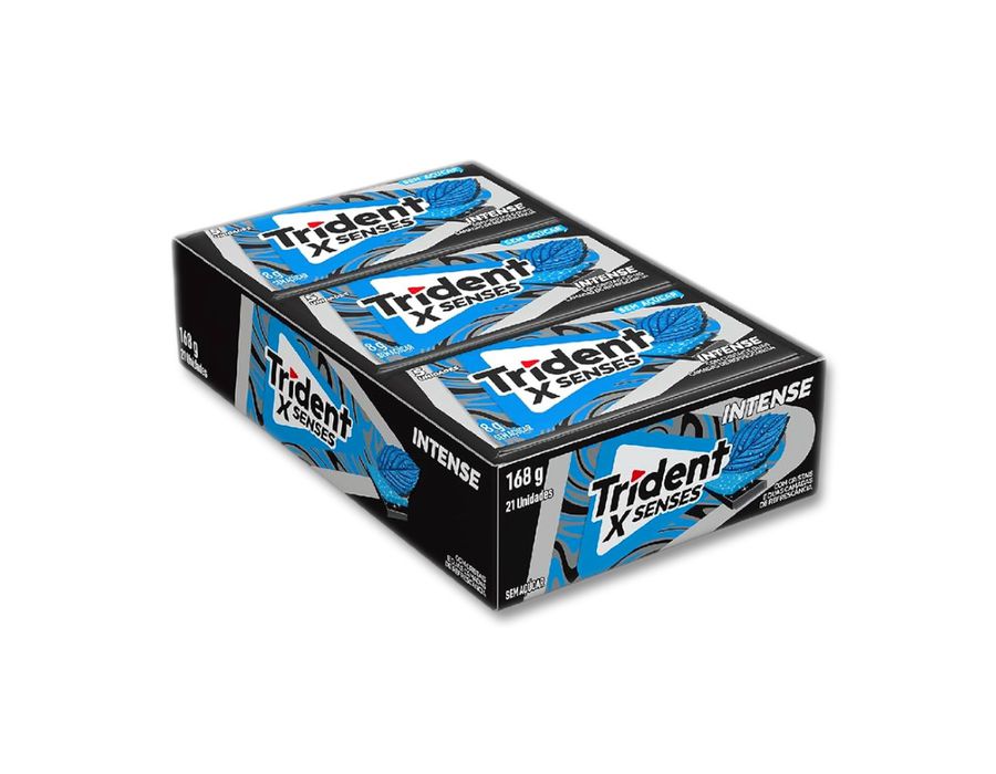 Trident Fresh Intense 21 Unidades 8g | Goma de Mascar | CHOKDOCE