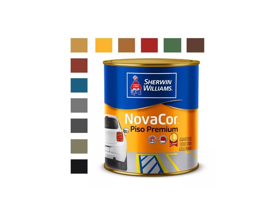 Tinta Novacor Piso Premium Sherwin Williams 900ml Cores | Almeida ...