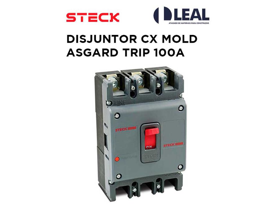 DISJUNTOR CX MOLD ASGARD TRIP 100A | Comercial Leal