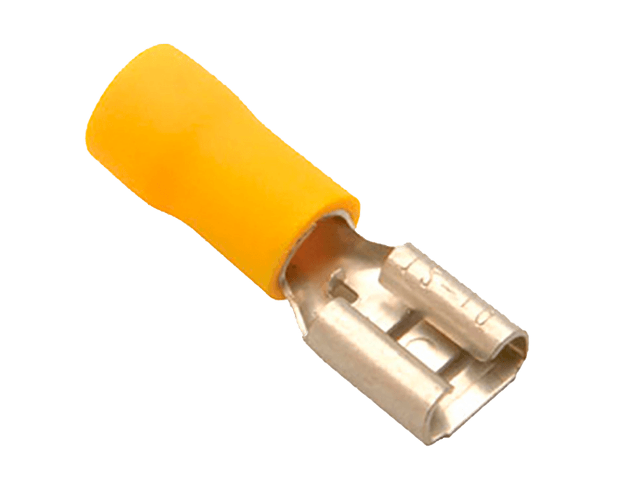 TERMINAL TIPO FEMEA 4 A 6 MM AMARELO FE-6-6 INTELLI | Comercial Leal