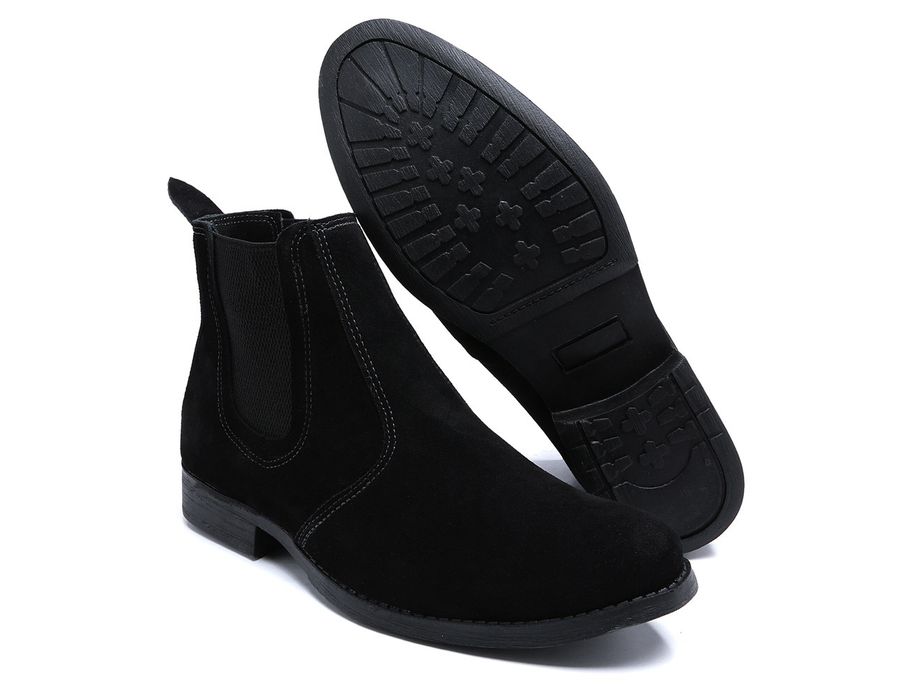 Botina Chelsea Masculina Preta | KRN SHOES | Calçados Casuais