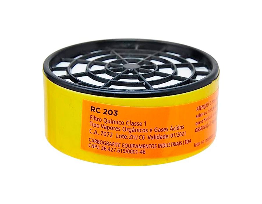 Cartucho Químico Carbografite RC203 Para Respirador | Dpro Distribuidor