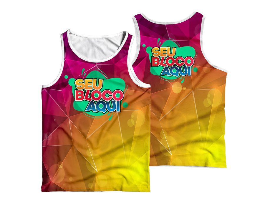 Kit 80 Abadás Personalizados Regata | ESTAMPARIA NET