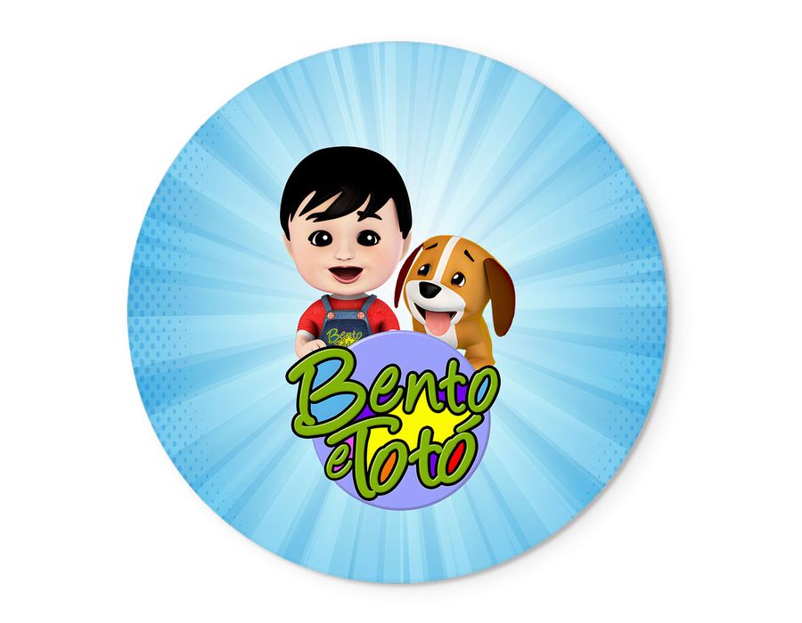 Painel Temático Bento e Totó Veste Fácil C/ Elástico | ESTAMPARIA NET