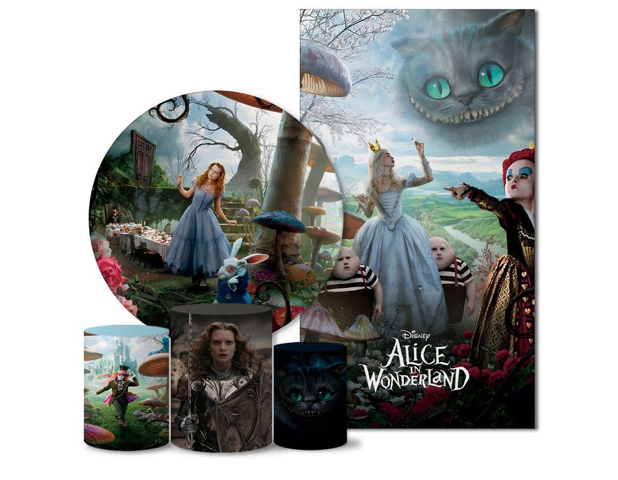 Trio Capas + Painéis Casado Alice Live Action Veste Fácil | ESTAMPARIA NET