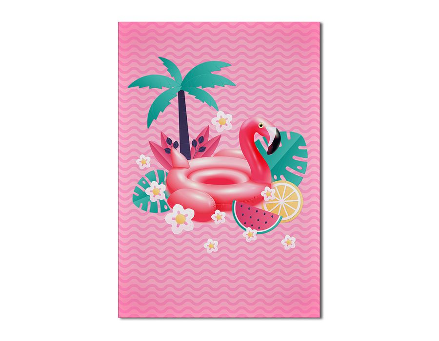 Painel Festa Retangular Pool Party Rosa | ESTAMPARIA NET