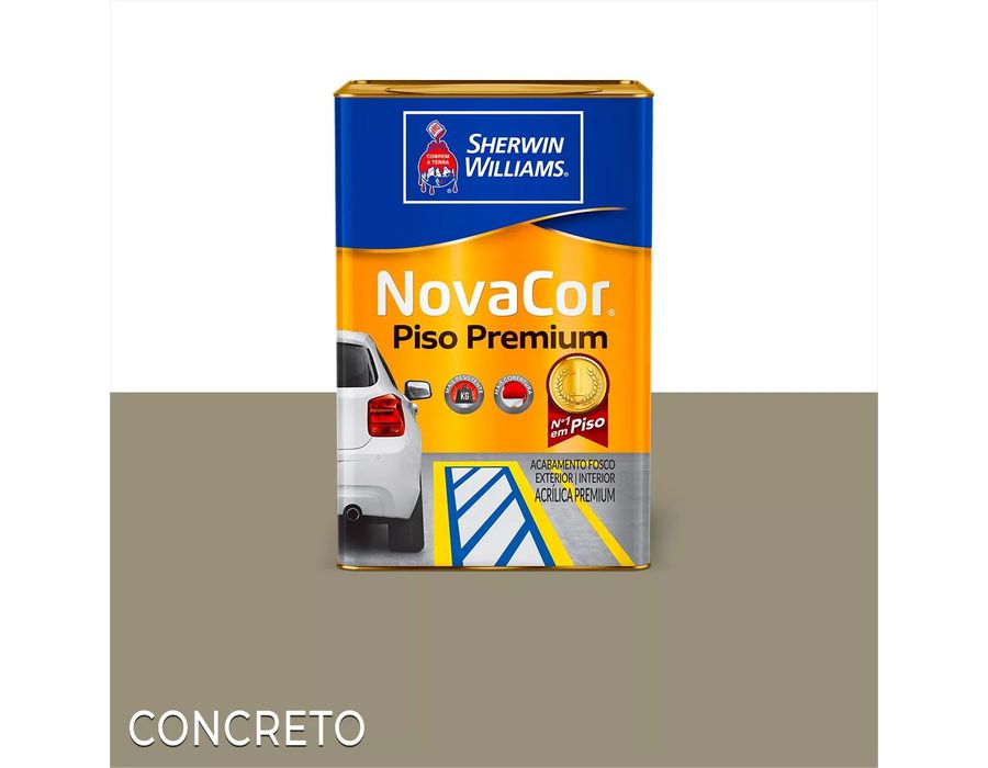 TINTA NOVACOR PISO 18 LITROS | FLUZÃO CONSTRUÇÃO
