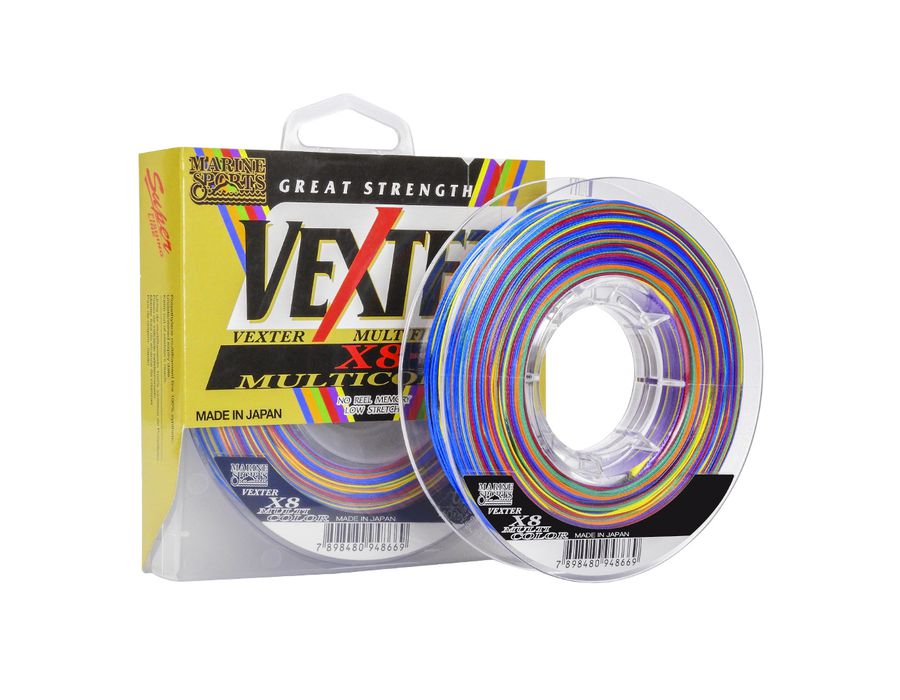 LINHA MULTIFILAMENTO MARINE SPORTS VEXTER X8 300m - Multicolor | Focanapesca