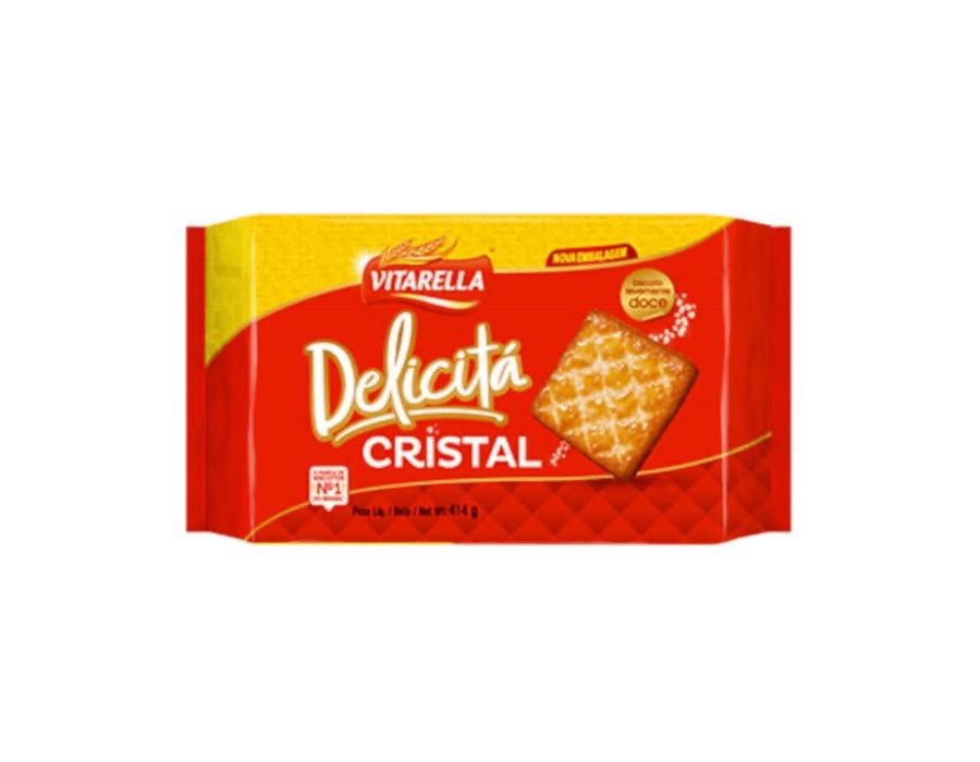 BISCOITO VITARELLA DELICITA CRISTAL DOCE 414 G | PADRÃO FONZAR