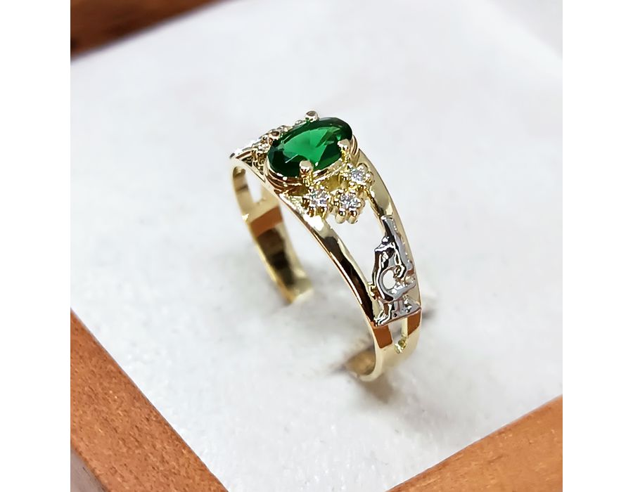 Anel de Formatura em Ouro 18k Personalizado com o Curso | Helder Joalheiros