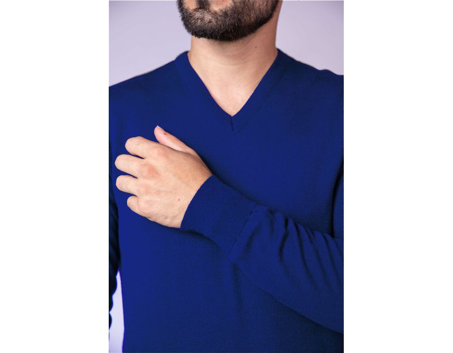 Suéter Masculino 2 Cabos - Azul Royal | KantyLan
