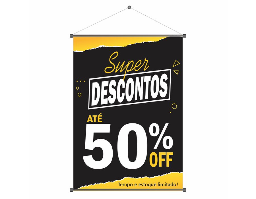 Banner Super Descontos até 50% OFF | KRadesivos
