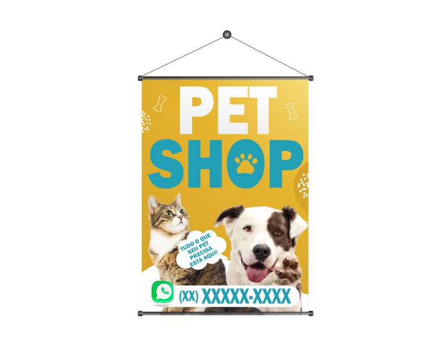 Banner Pet Shop mod.1 | KRadesivos