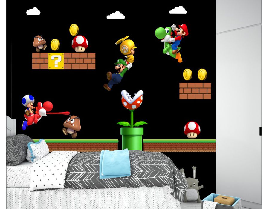 Adesivo Parede Super mario mod1 | KRadesivos