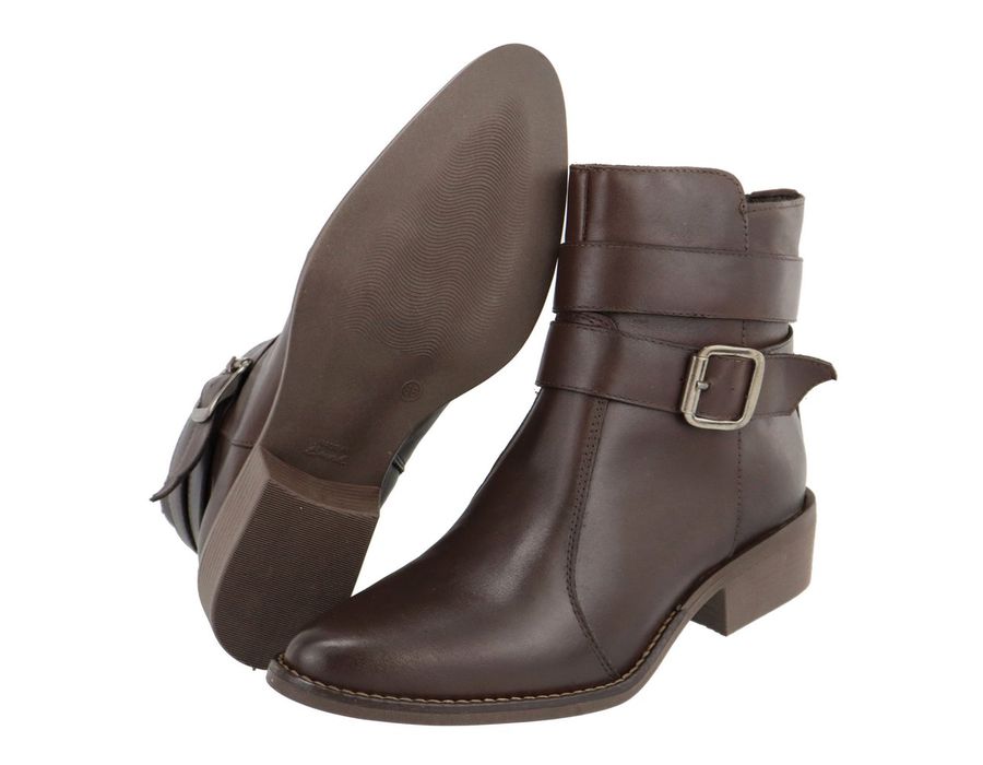 Bota Jessica Chocolate Couro Legitimo | KUENTO SHOES
