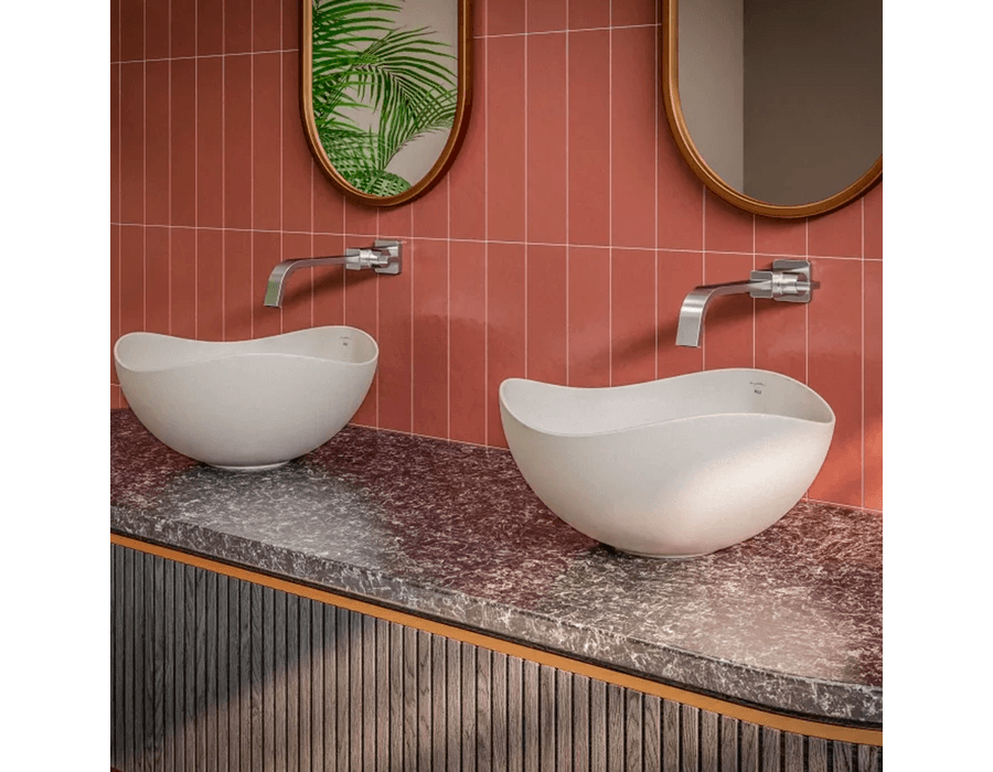 Cuba de apoio Roca Ruy Ohtake 37,5X37,5 Branco A327A15000 - Loja Gomes