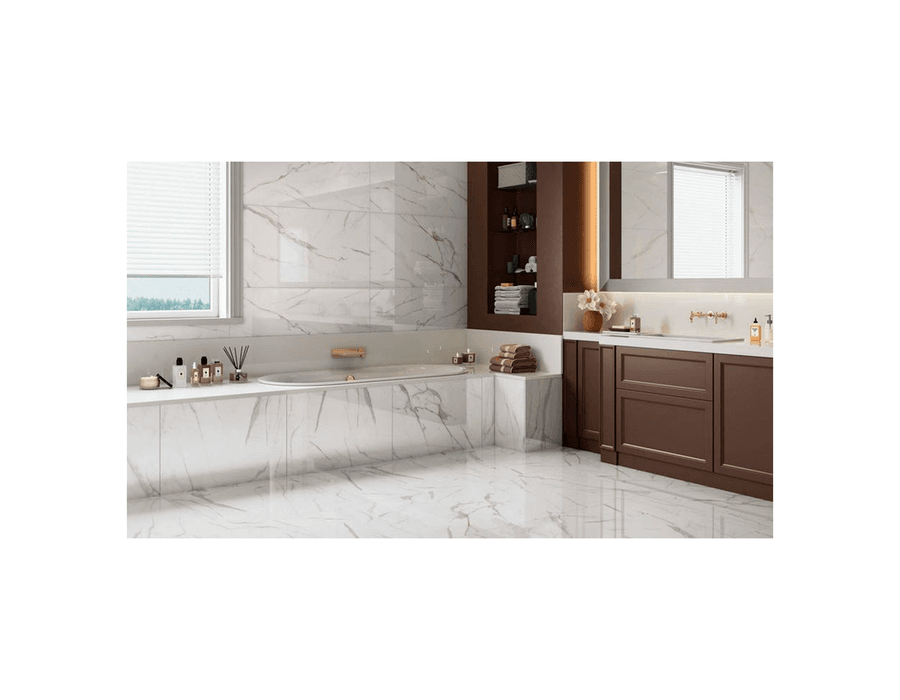 Porcelanato Embramaco 62X122 Gran Calacata Gold 60520 A - Loja Gomes