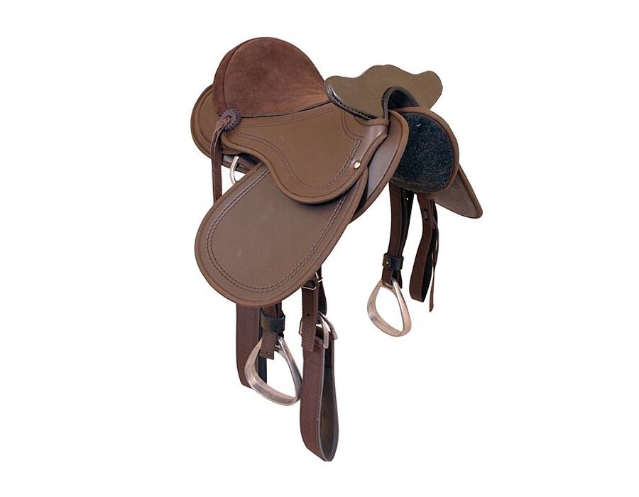 Sela Australiana Patusca Infantil com Cabeça (Marrom) | Atacado Selaria ...