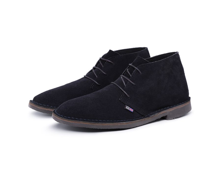 Bota Masculina British Preta | London Style