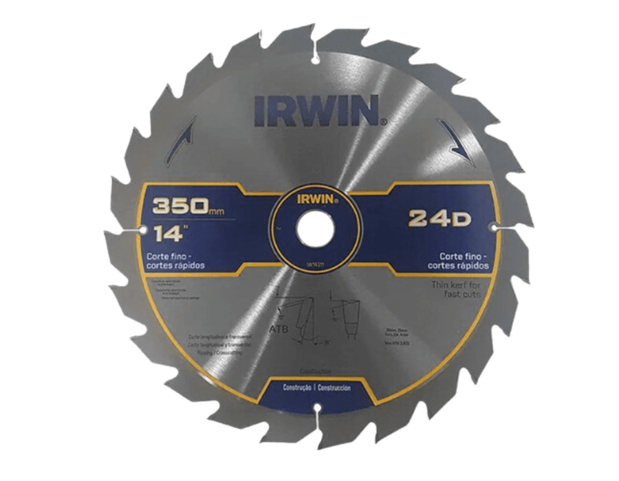 Disco serra circular 350 x 24 dentes IW14311 Irwin | Comercial Salla
