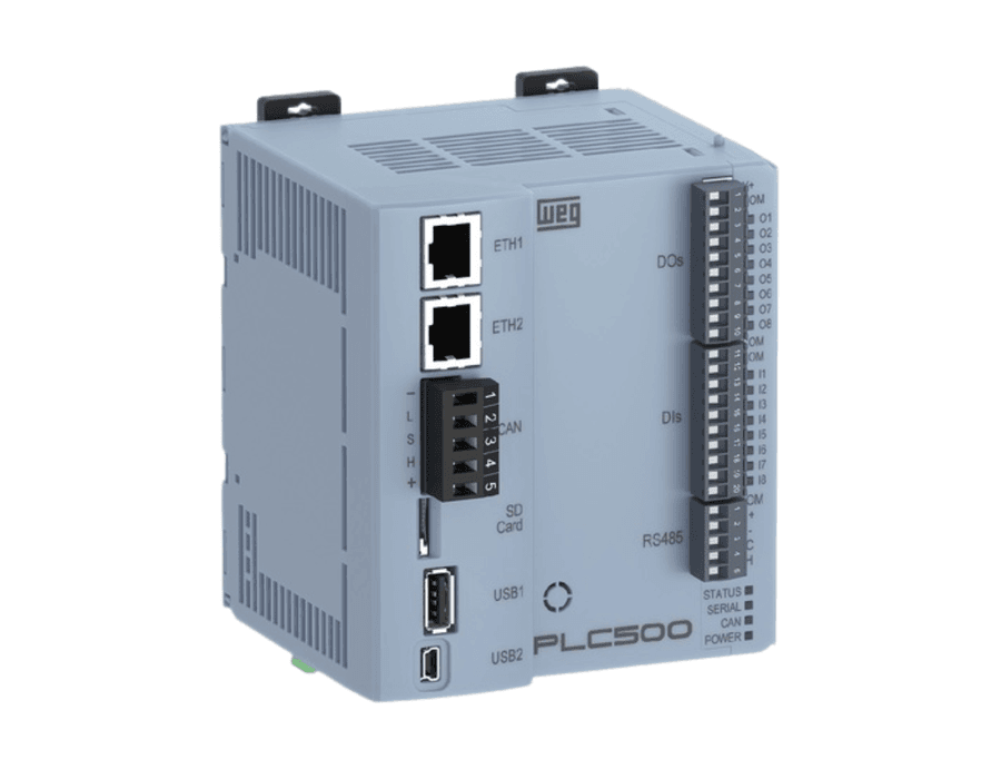 Controlador Lógico Prográmavel PLC500 24 VCC WEG | Comercial Salla