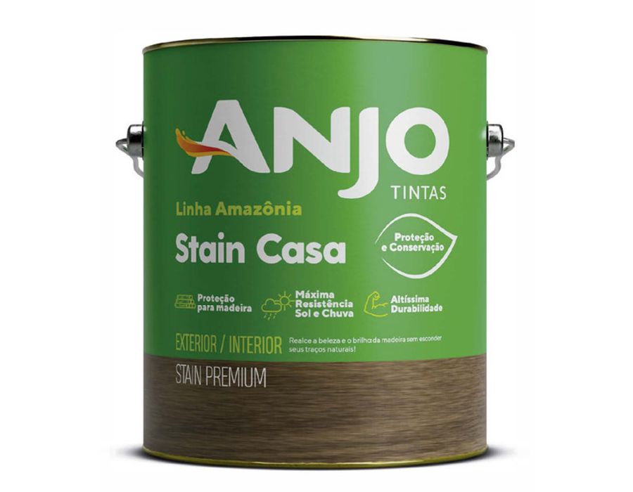 LINHA AMAZÕNIA ANJO STAIN CASA ACETINADO 900ML | MIARA KRÜGER TINTAS