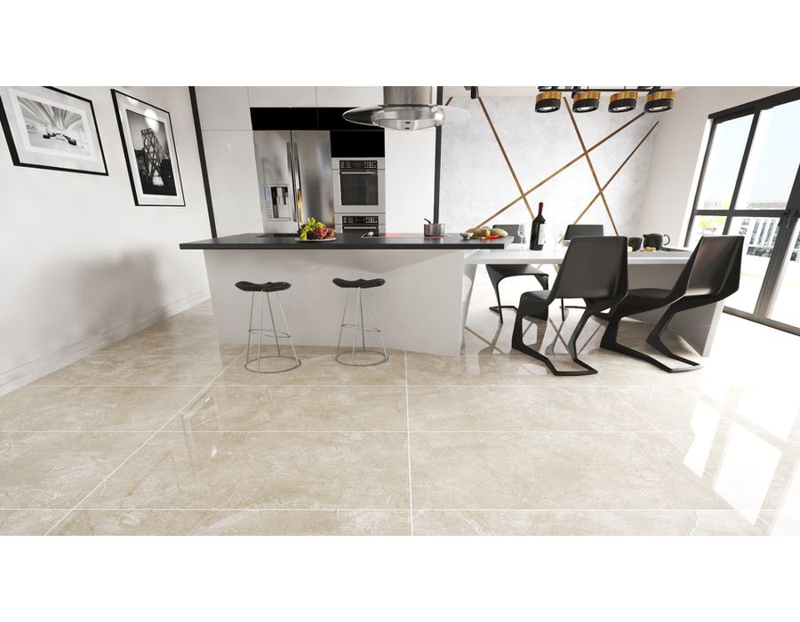 Piso Durag Alamo Areia Polido 70X120 | DELTAMIL PORCELANATOS