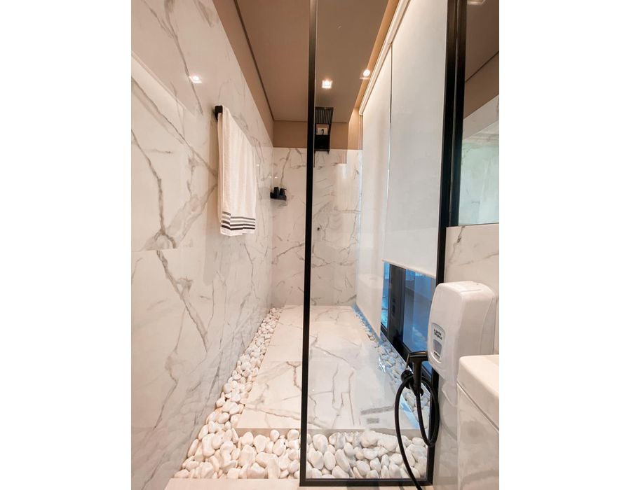 Porcelanato Calacata Polido 62x121 Damme | Piso de Pedra Curitiba