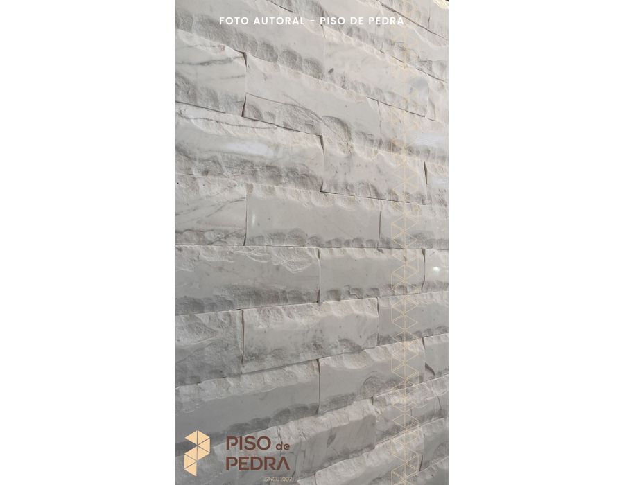 Revestimento Mármore Branco Piguês 10x30 cm | Piso de Pedra Curitiba