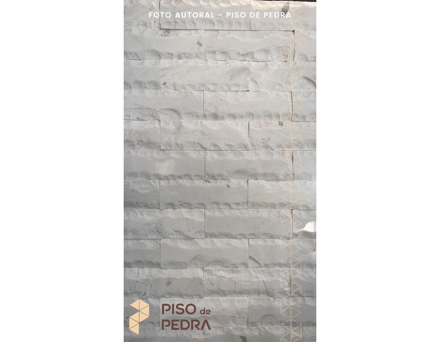 Revestimento Mármore Branco Piguês 10x30 cm | Piso de Pedra Curitiba