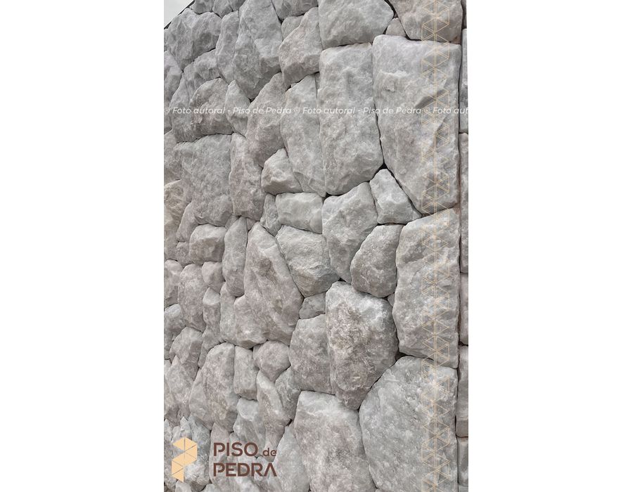 Pedra Moledo Branca Irregular | Piso de Pedra Curitiba