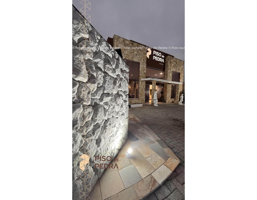 Pedra Moledo Branca Irregular | Piso de Pedra Curitiba
