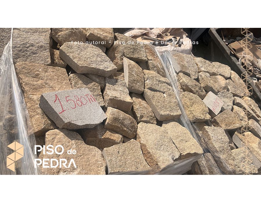 Pedra Moledo Natural Gold | Piso de Pedra Curitiba