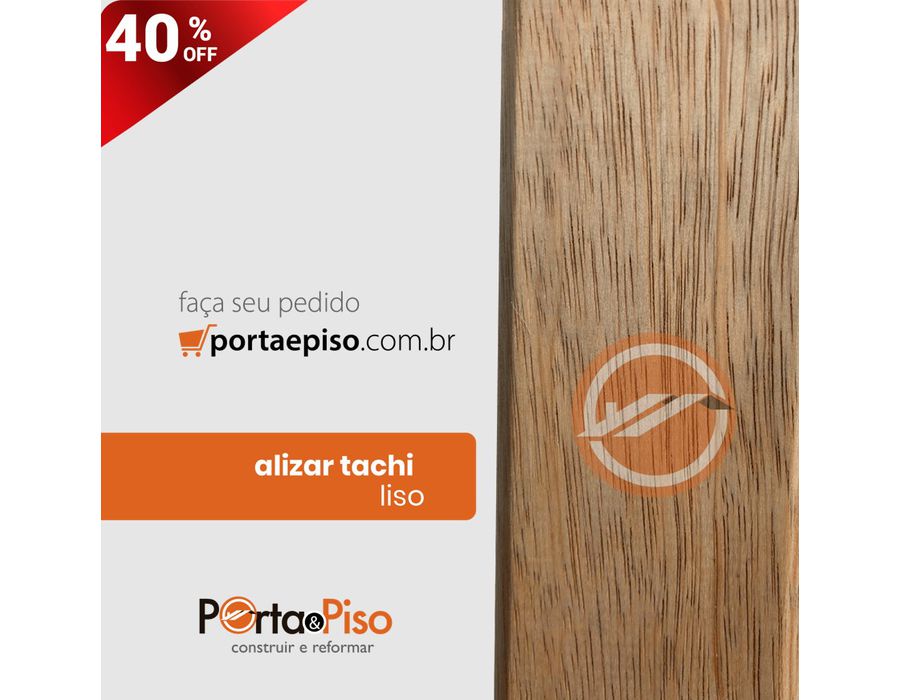 JOGO SIMPLES DE ALIZAR TACHI LISO MAPAF | Porta & Piso