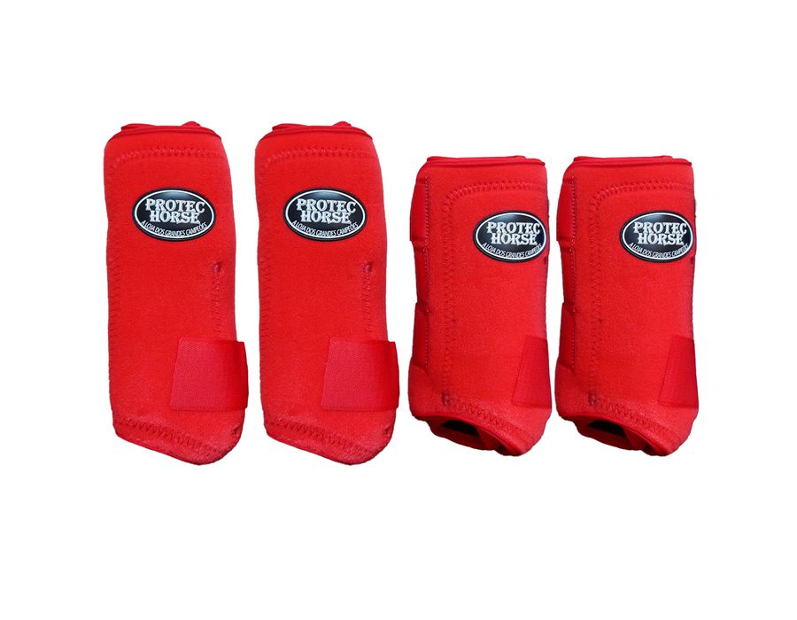 KIT COMPLETO BOLETEIRA PROTEC HORSE - VERMELHO | PROTEC HORSE - A LOJA ...