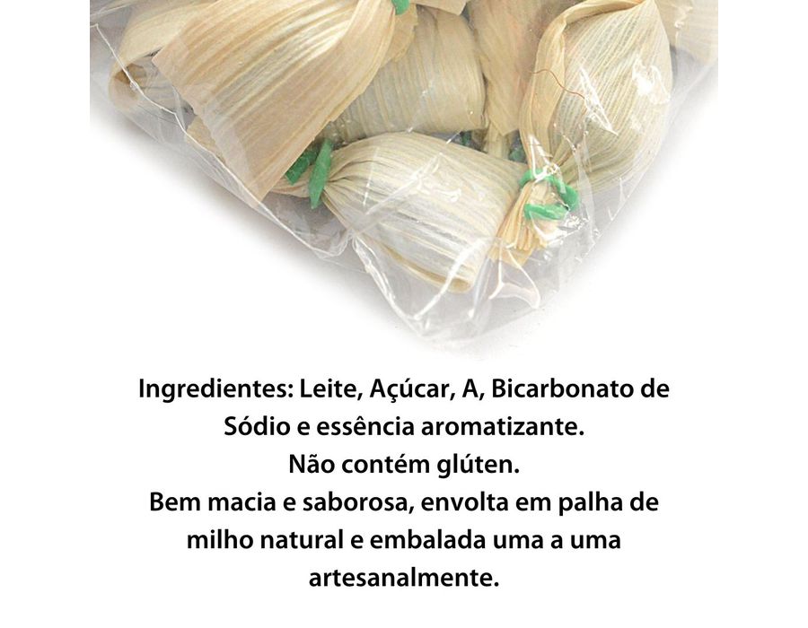 BALA NA PALHA SABOR CHOCOLATE | Vim da Canastra