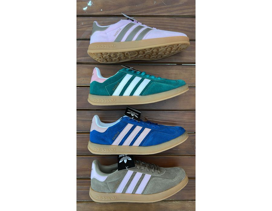 Tênis Casual Azul Royal com Rosa Claro | Talline Sapatilhas Atacado