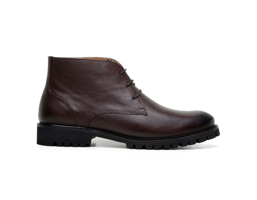 Bota Ankle Boot Ravena Café | SOPRAFFINO
