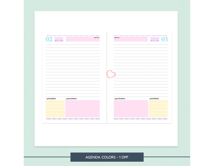 Agenda 2026 - Colors - 1 DPP | Studio Office K