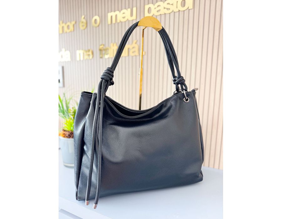 Bolsa Sandra preta | Toque da Bella