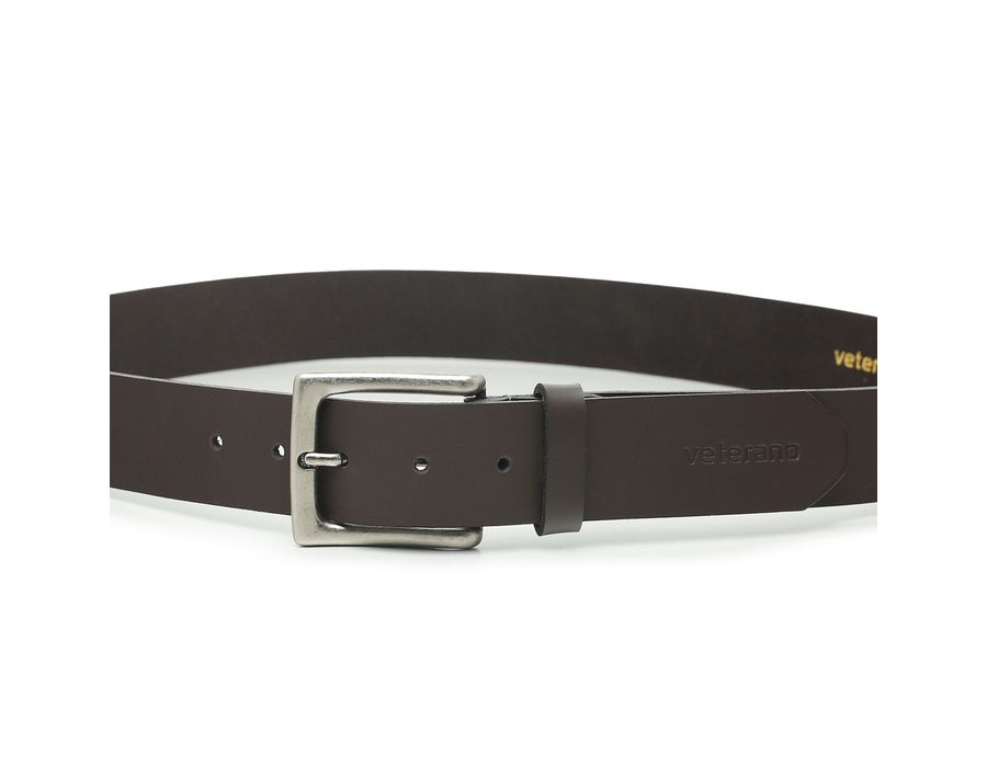 Cinto Couro Soleta Café | Use Veterano