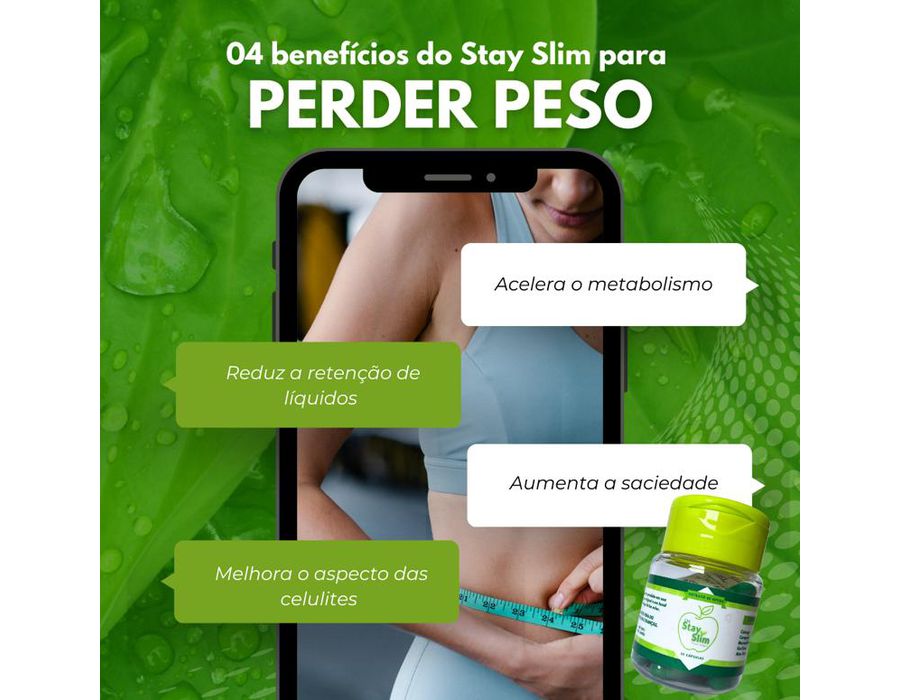 Stay Slim Chá Encapsulado Emagrecedor Termogênico | VFLSUPLEMENTOS LOJA
