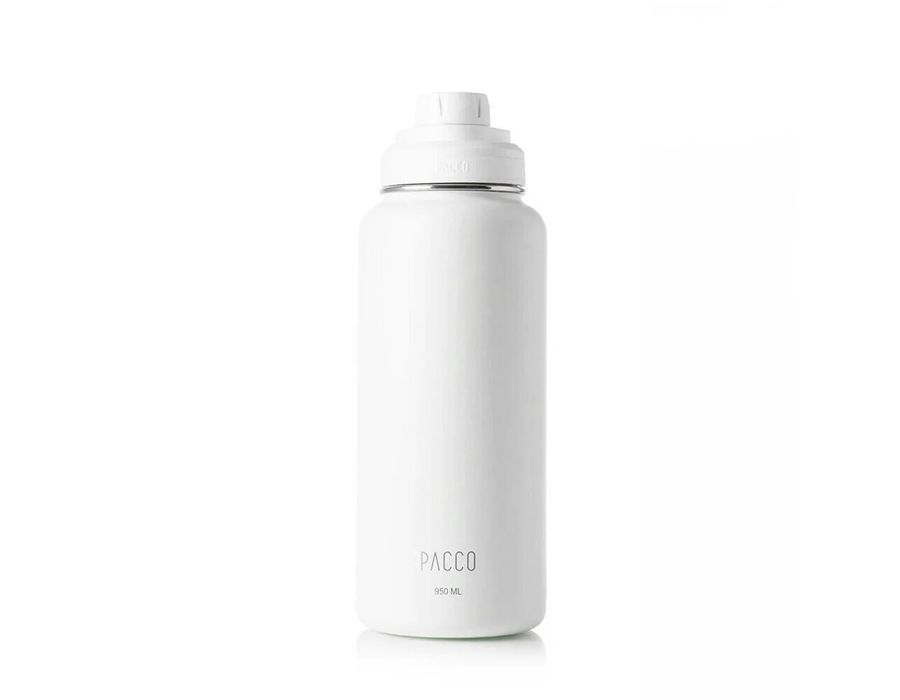 Garrafa Térmica Pacco Hydra V2 950ml - Branca | VILA CEREALE