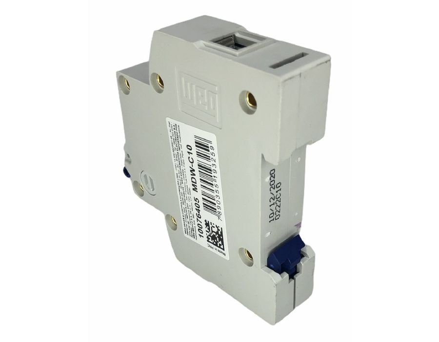 Disjuntor Weg Unipolar 10a Curva C 440vca 3ka Mdw-c10 | MAQPART