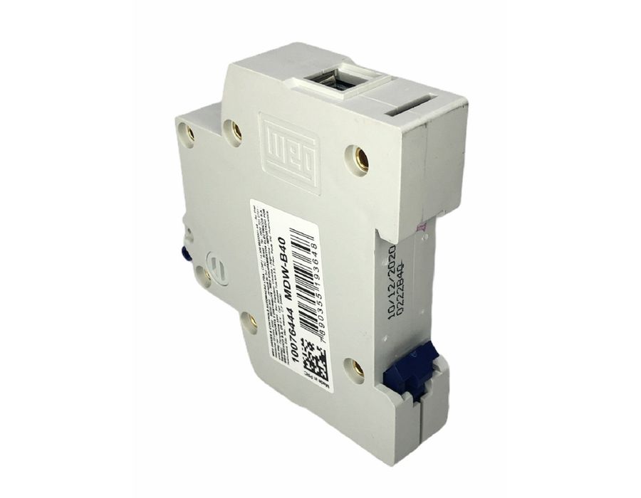 Disjuntor Unipolar Weg Din 40a 3ka Curva B MDW-B40 | MAQPART