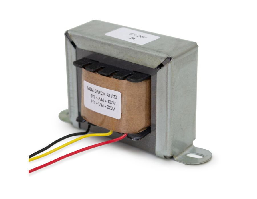 Transformador 0+24V 2A 127/220V TR-02-006 MM Eletrônica | MAQPART