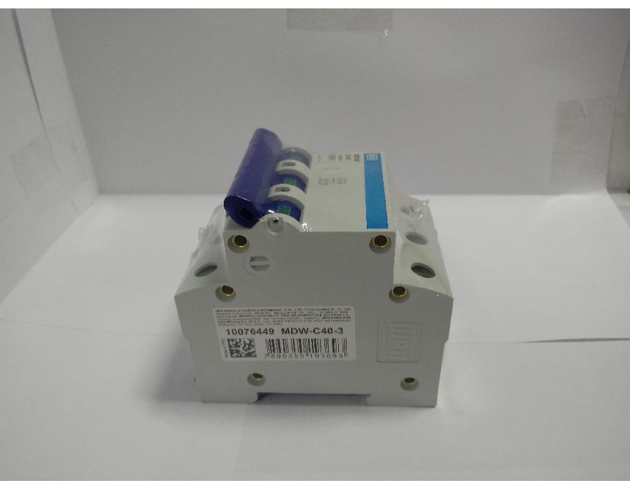 Disjuntor Tripolar 40A Curva C 440Vca 10KA Weg MDWH-C40-3 | MAQPART