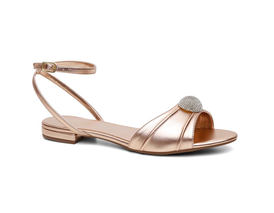 Sandália Violanta Ane Cobre | Violanta Calçados Femininos