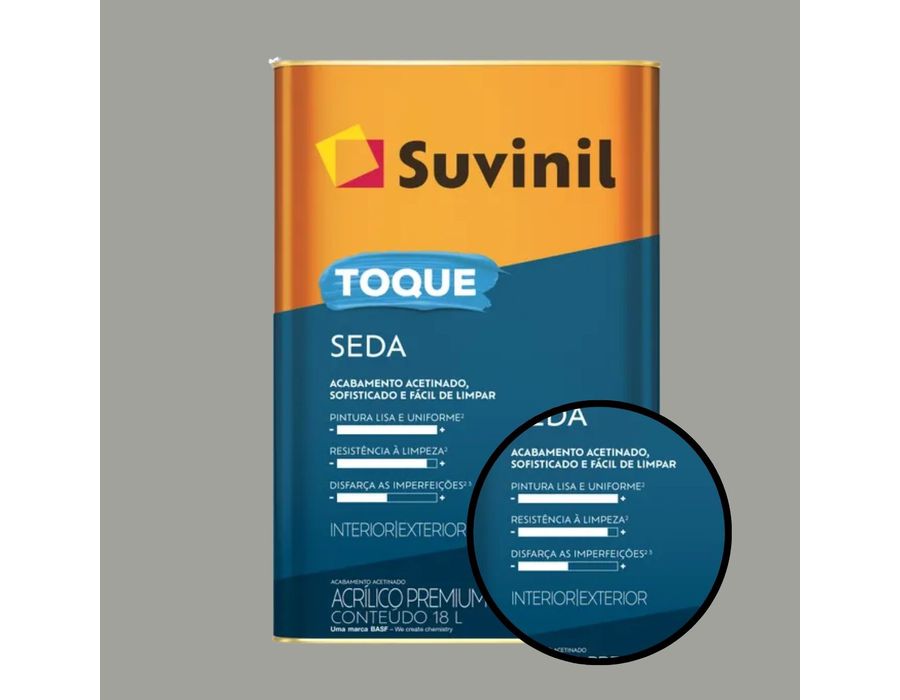 Tinta Para Parede 18l Toque Seda Acetinado Suvinil - Elefante | VIVA ...